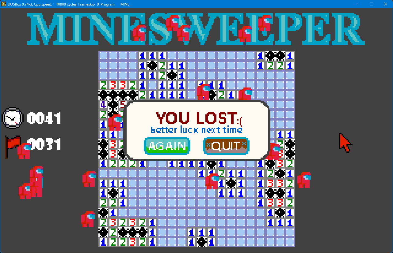 GitHub - VerifyBot/assembly-minesweeper: 🕹️ minesweeper implementation ...