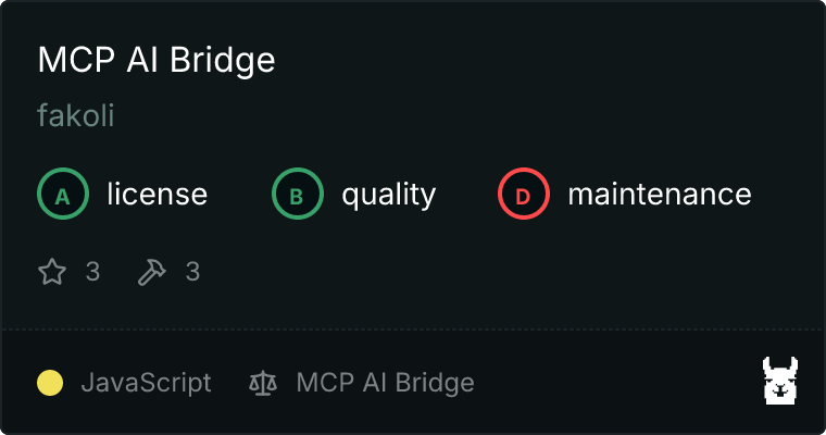 GitHub - fakoli/mcp-ai-bridge · GitHub