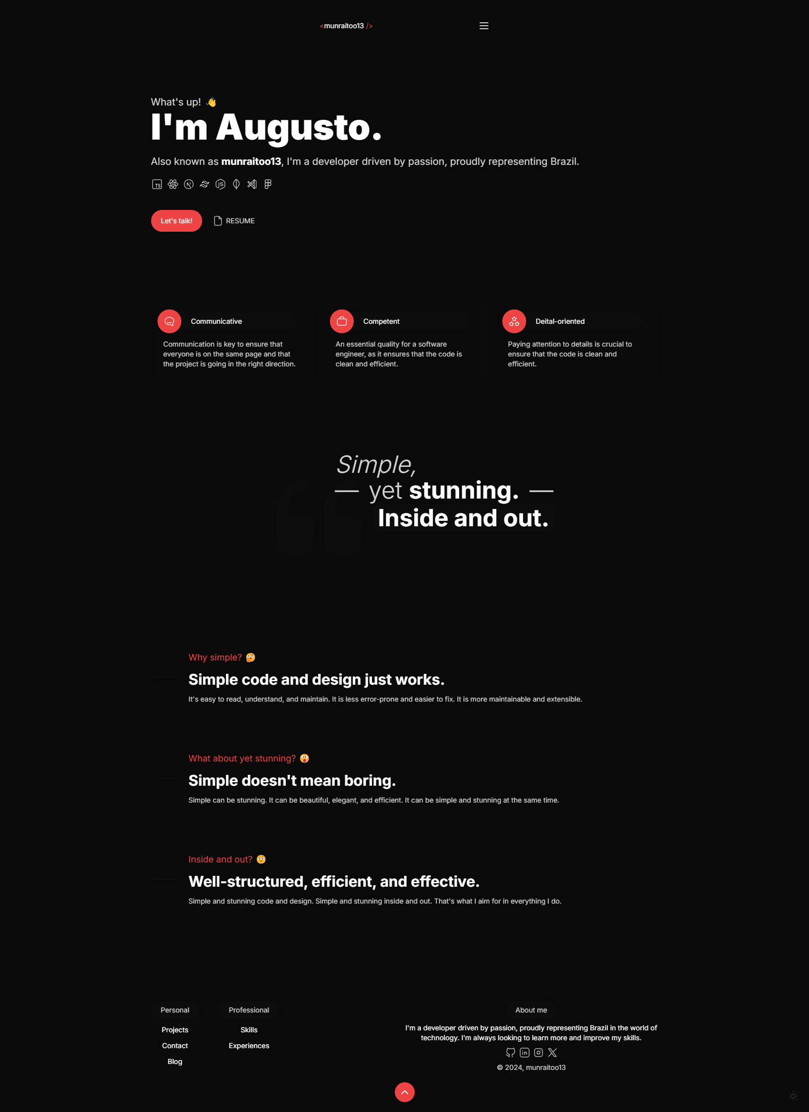 GitHub - munraitoo13/munraitoo13-personal-website: My personal website/blog built with Next.js