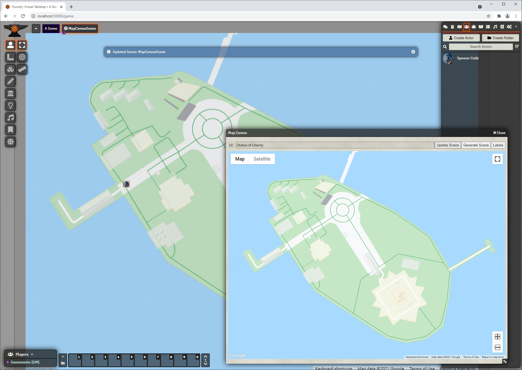 GitHub - mspellecacy/map-canvas: A Foundry VTT Module letting you use ...