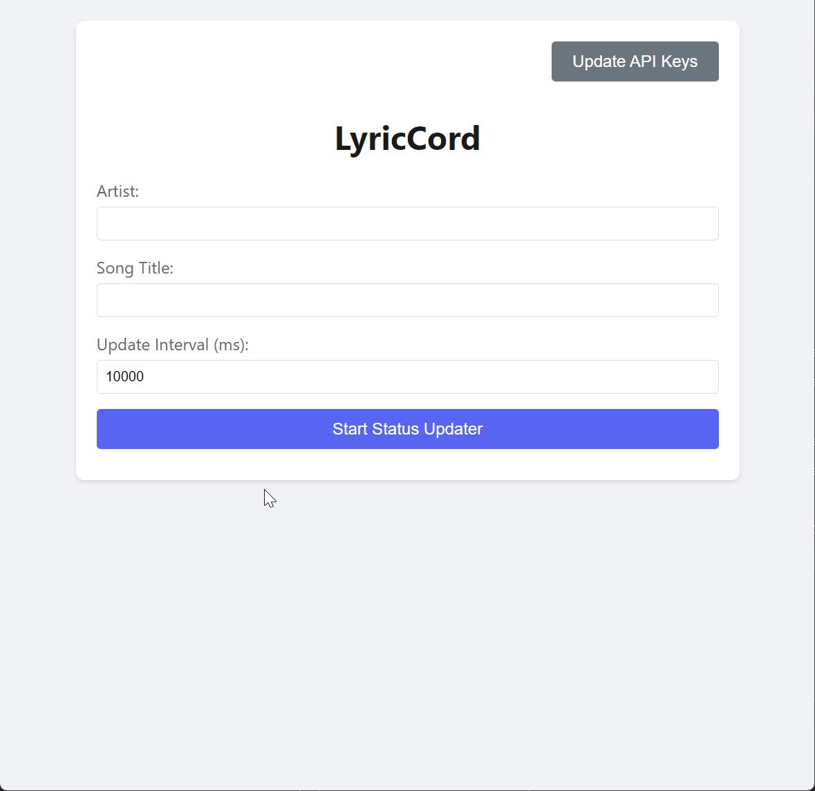GitHub - StealthEliteV1/LyricCord: A small program that plays song ...