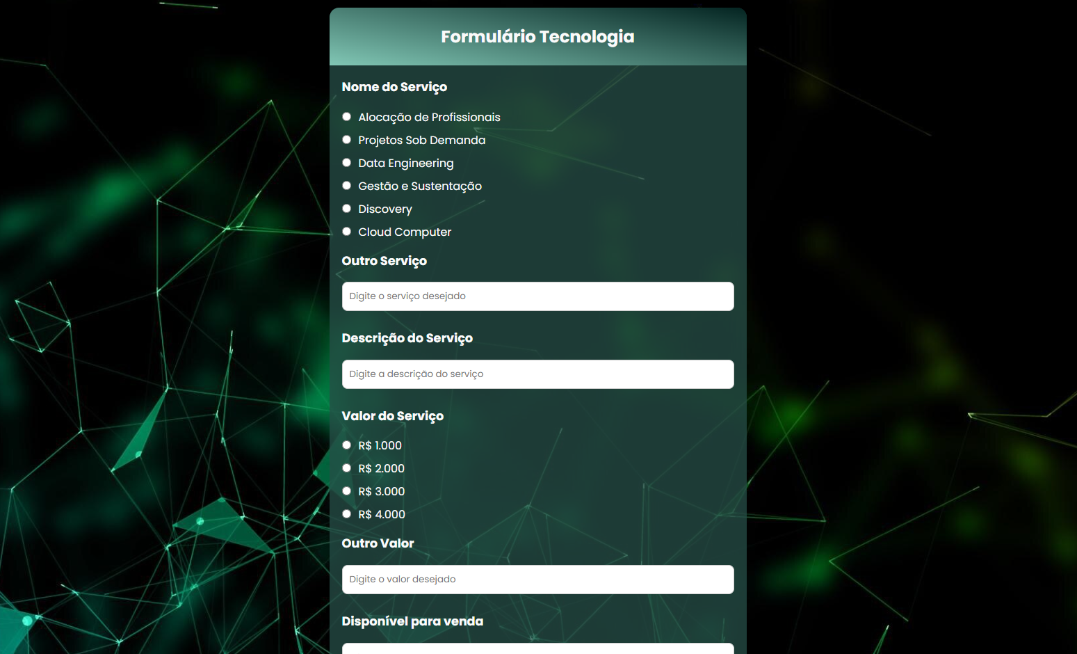 GitHub - SuianeHenrichs1/desafio-formulario