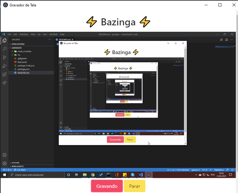 GitHub - erickximenes/gravador_tela