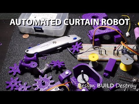 GitHub - DesignBuildDestroy/curtain_robot: Automated device to open and close curtains using ...