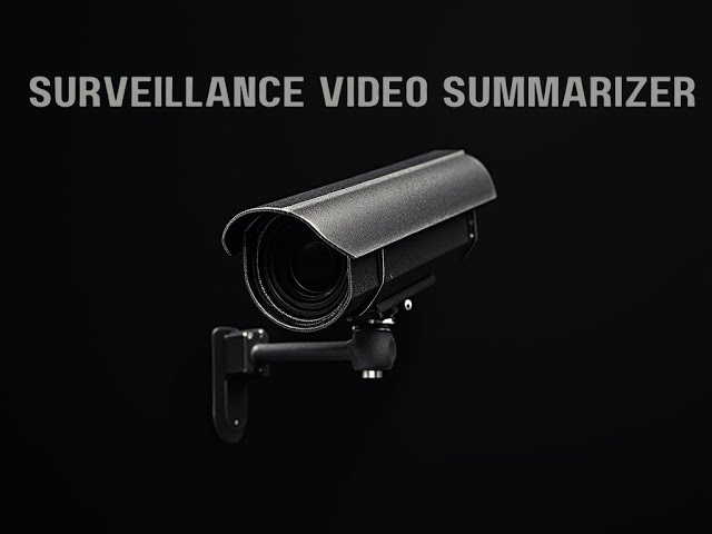 GitHub - Ravi-Teja-konda/Surveillance_Video_Summarizer: VLM driven tool that processes ...