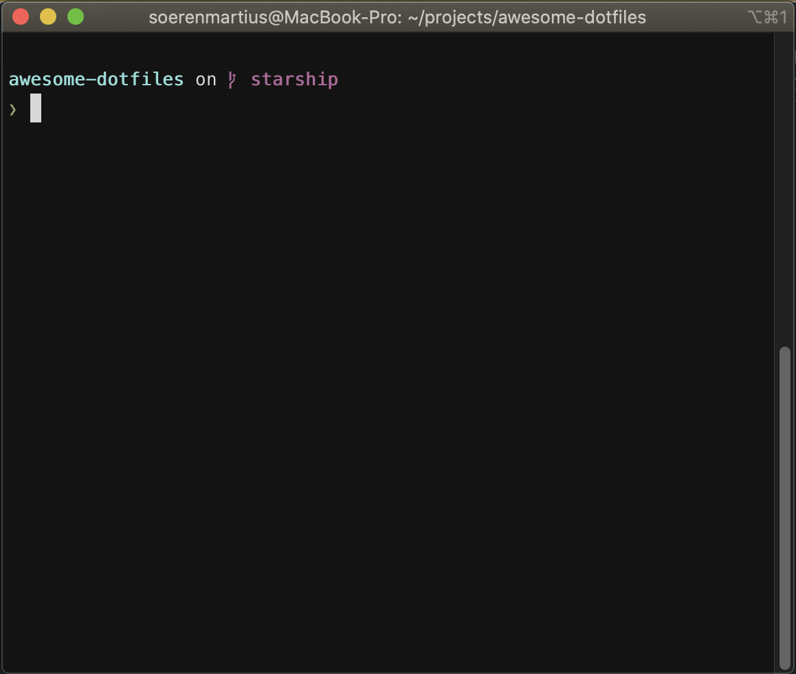 GitHub - soerenmartius/awesome-dotfiles: iTerm, oh-my-zsh, zgen and ...