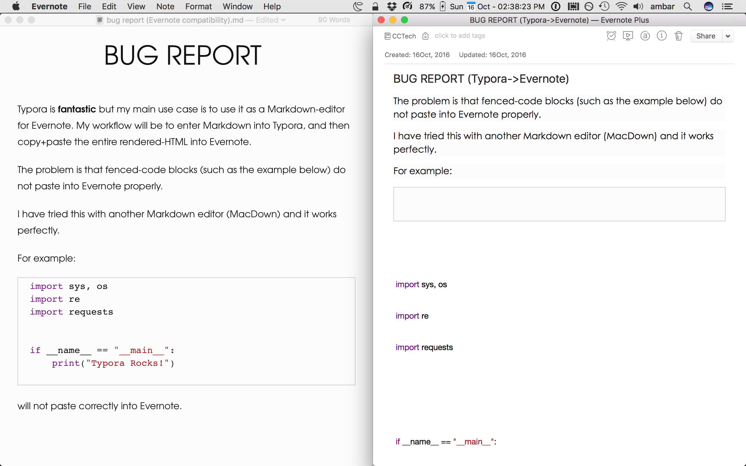 Evernote compatibility: HTML pasted into Evernote has issues · Issue #355 · typora/typora-issues ...