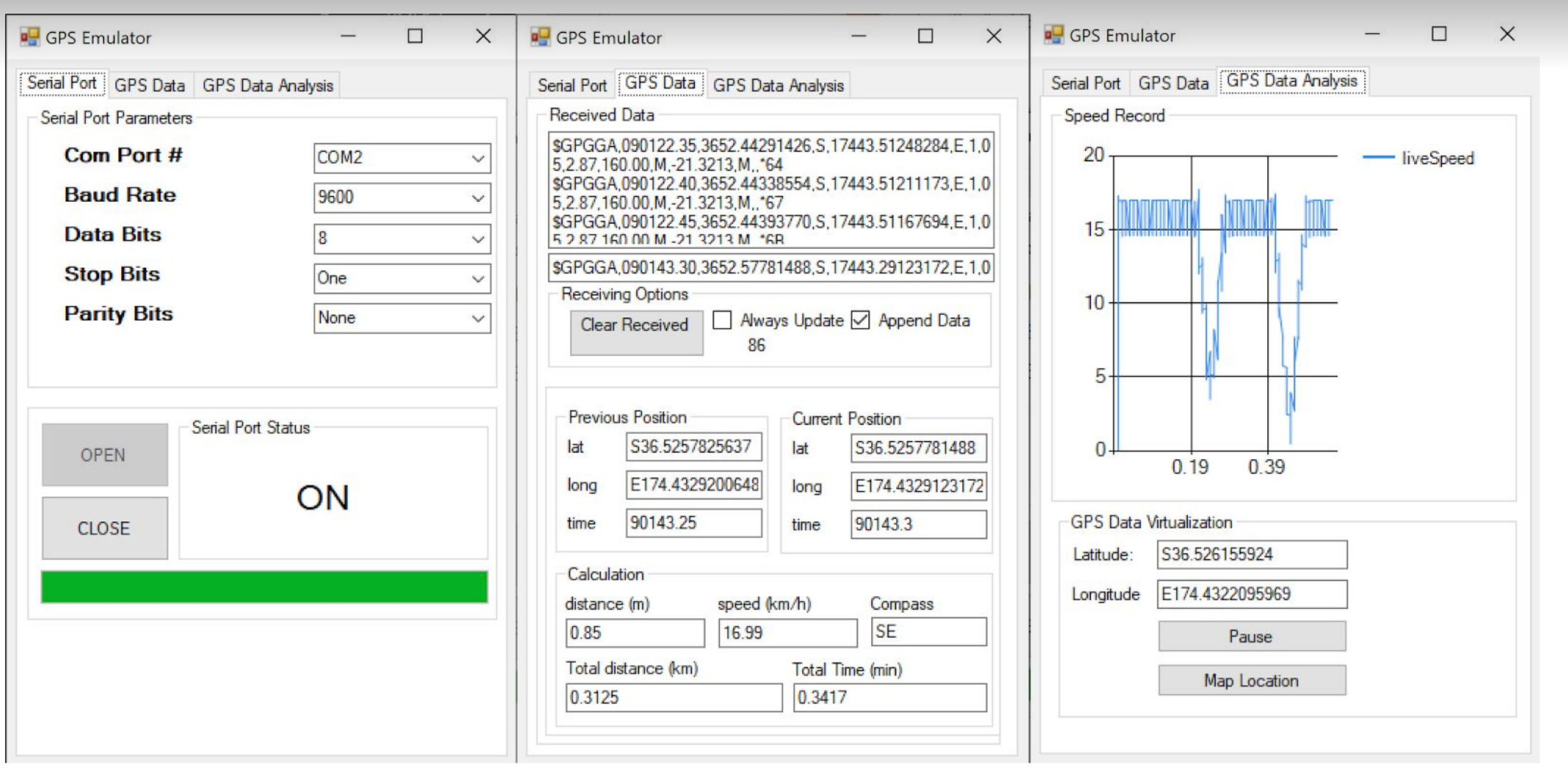 GitHub - cbrown3010/GPS_GUI: Graphical User Interface created in C# on ...