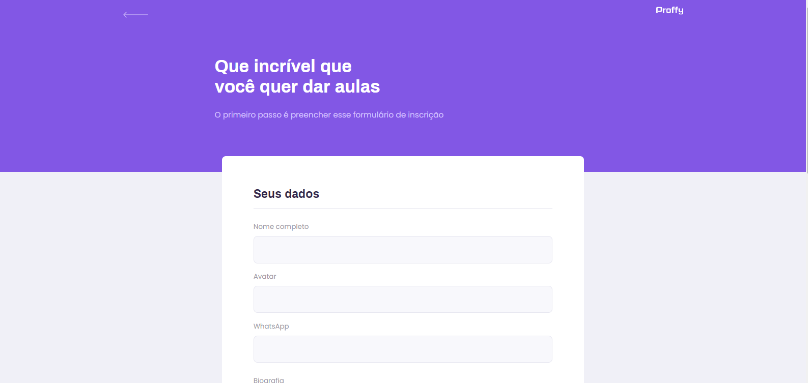 GitHub - evandromarinh0/Proffy: Next Level Week #2