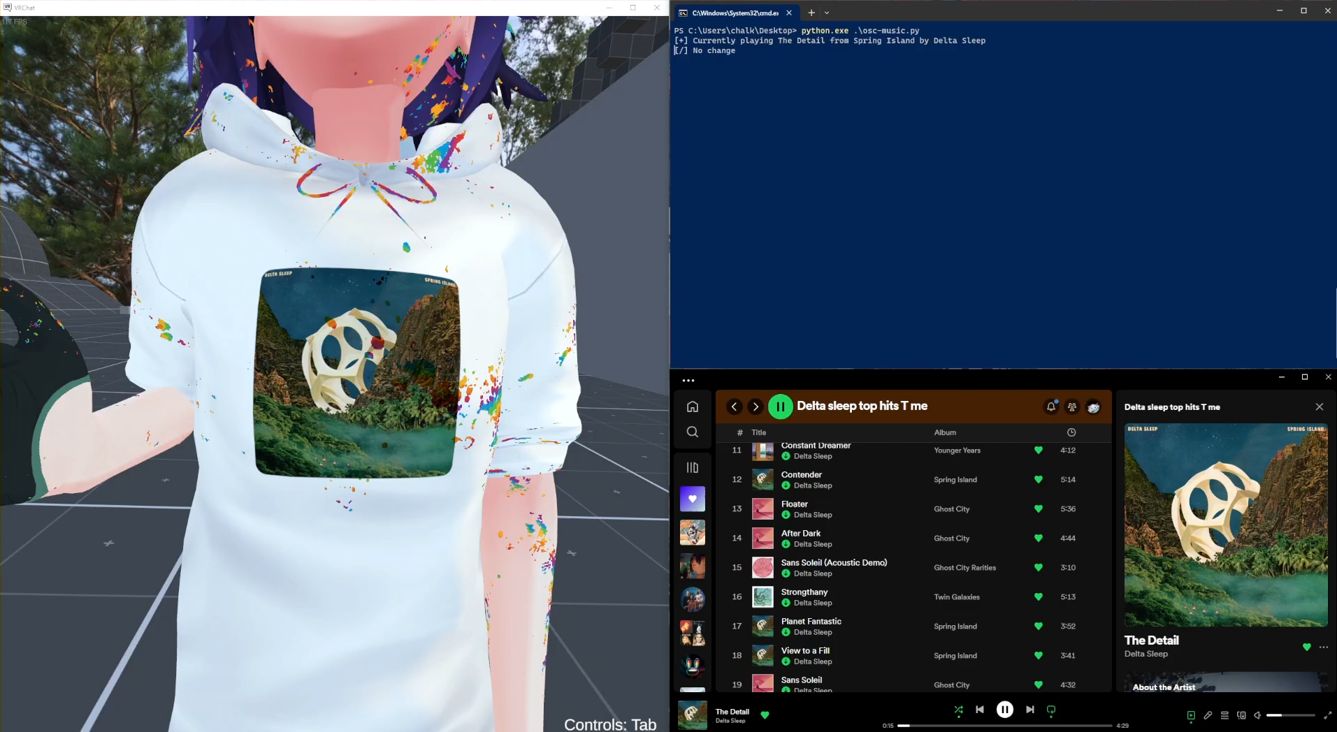 GitHub - zwsyscall/osc-album-to-avatar: # VRChat Album Cover Customizer This project uses OSC to ...