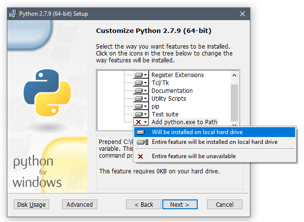 Installing Python 2.7.9 for X-Plane and "SIDS STARS GUI" on Windows · GitHub