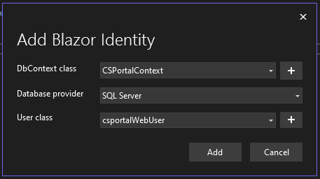 Add Identity in Blazor 9 project · Issue #3102 · dotnet/Scaffolding · GitHub
