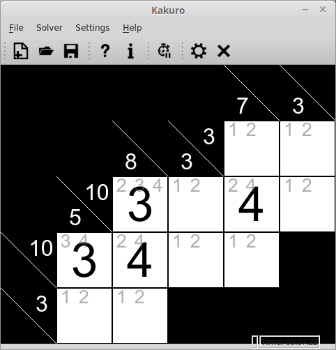 GitHub - ChrisMoutsos/kakuro: Kakuro application with a Qt GUI to play, solve, and generate ...