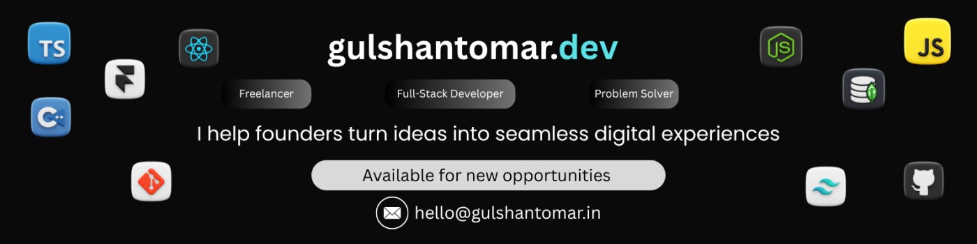 gulshantomar (Gulshan Tomar) · GitHub