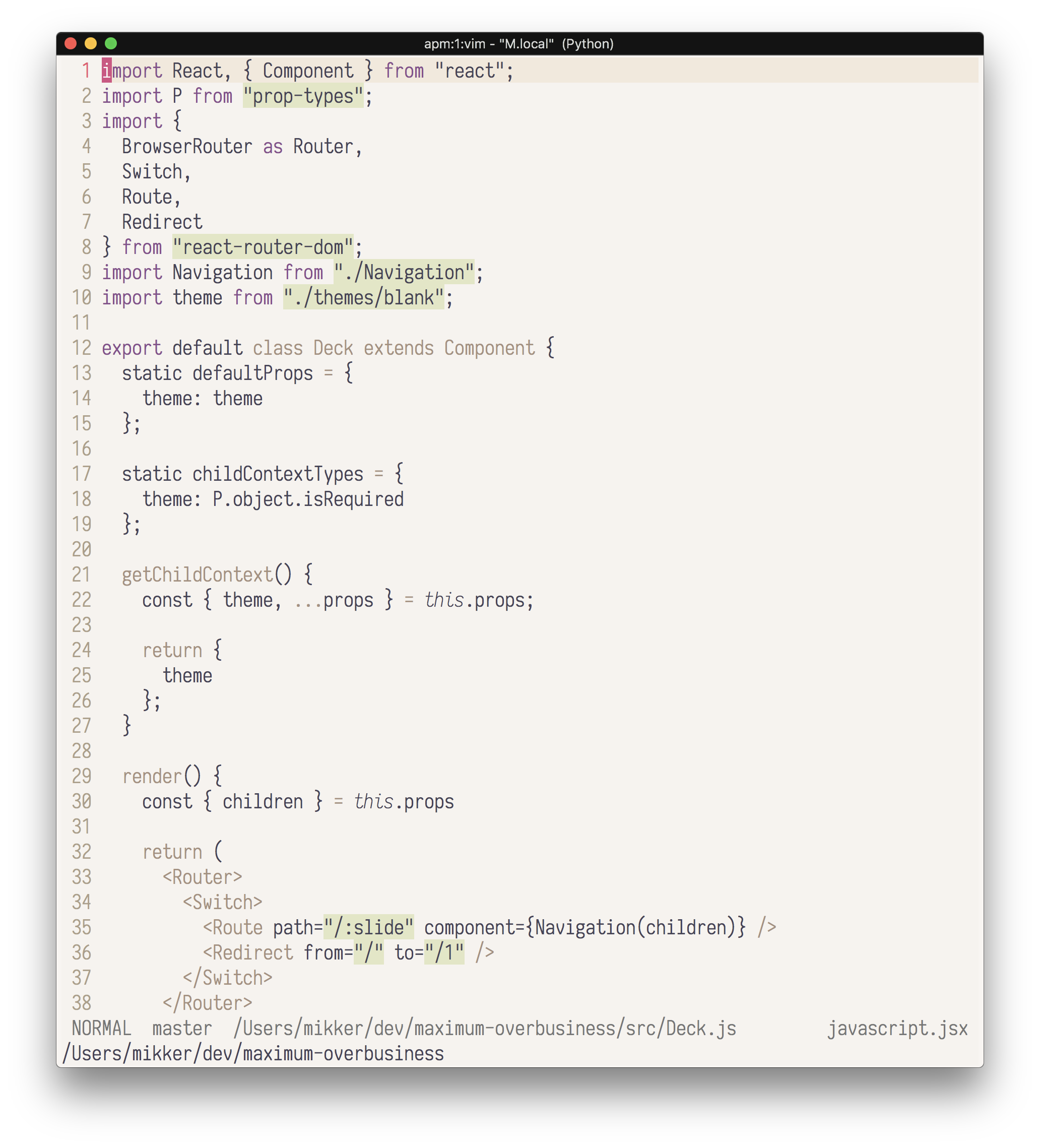 GitHub - mikker/vim-colors-pap: A modest light/dark colorscheme for vim