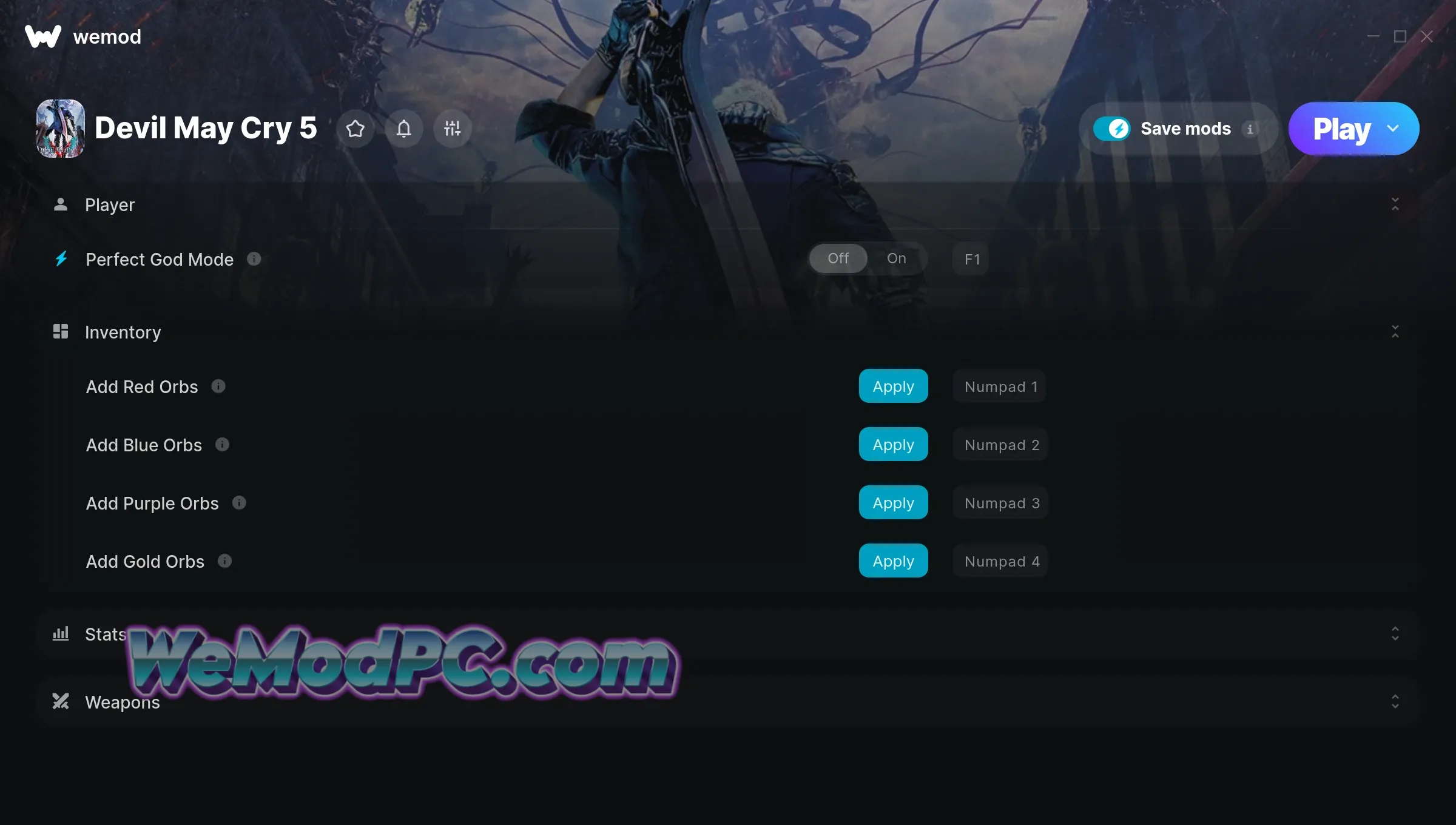 GitHub - kackley-scott/Devil-May-Cry-5-trainer-unlock-all-weapons: Devil May Cry 5 trainer ...