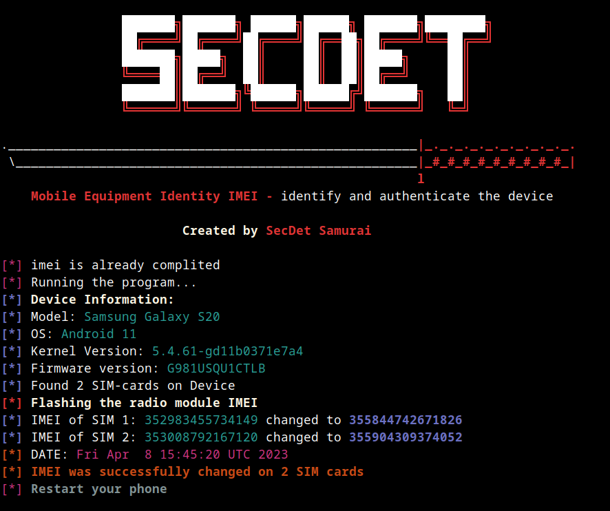 GitHub - Untouchable17/Android-IMEI-Changer: Android program to change the IMEI identifiers of ...