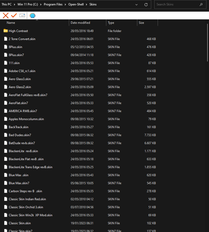"Open skin folder" button · Issue #1004 · Open-Shell/Open-Shell-Menu · GitHub