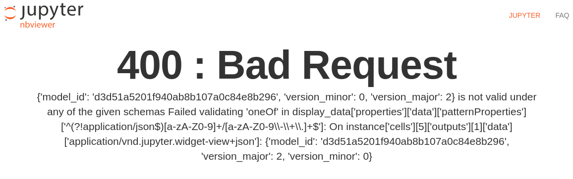 400 : Bad Request but renders well on GitHub · Issue #924 · jupyter ...