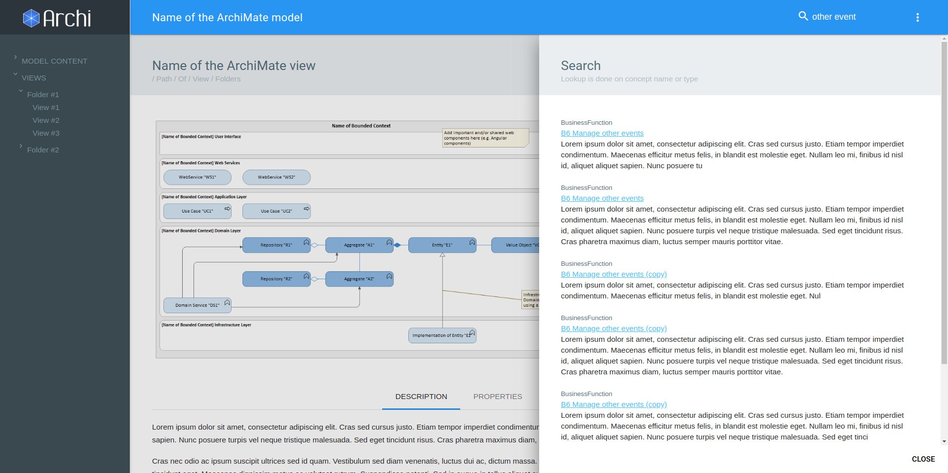 HTML export v3 · archimatetool/archi Wiki · GitHub