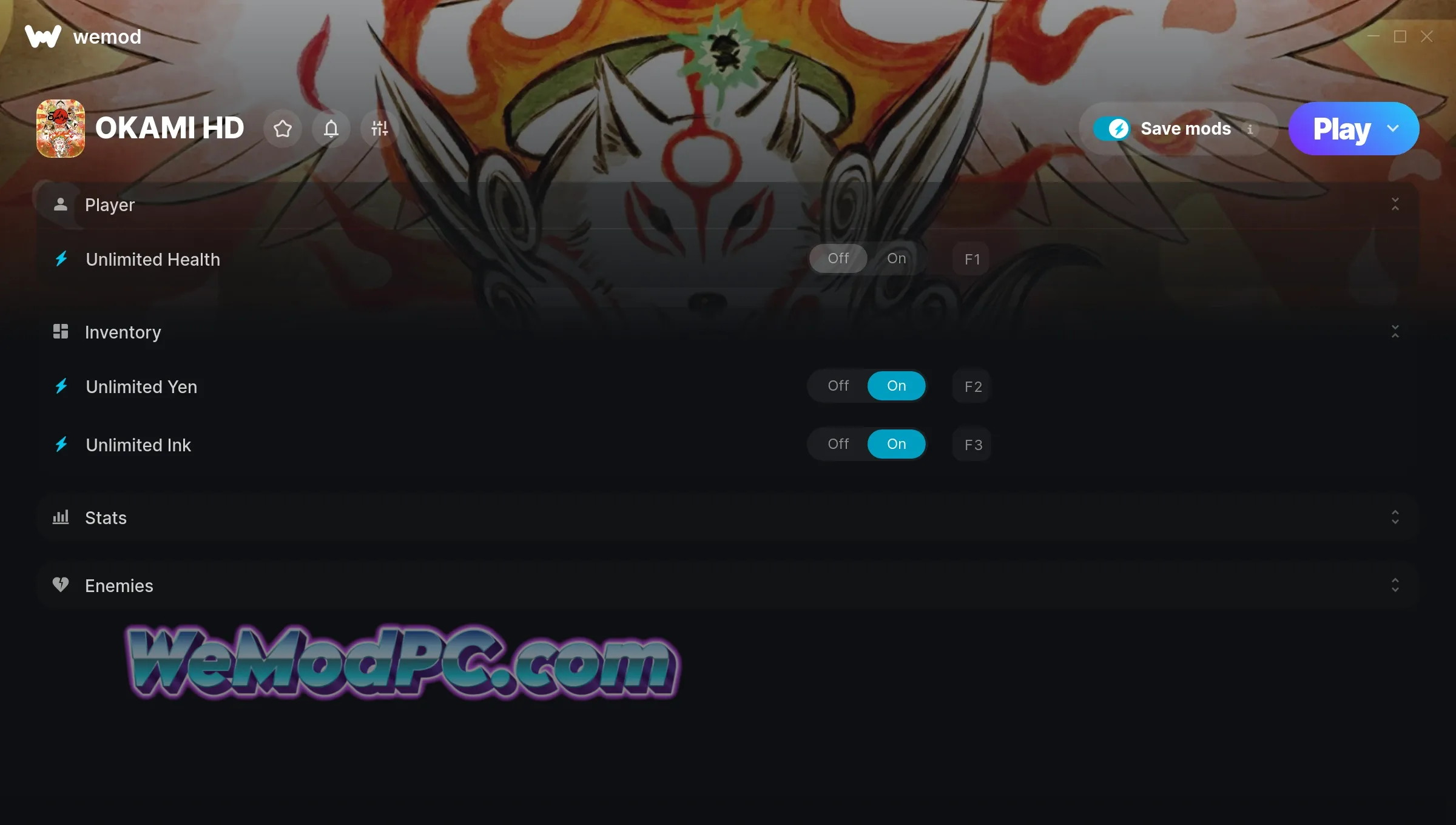 GitHub - rinderserenade47/Unlimited-ink-OKAMI-game-hacks: OKAMI PC unlimited praise hacks, Easy ...