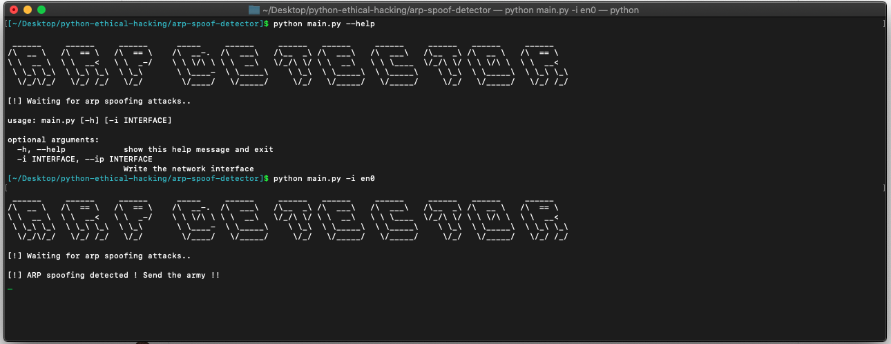 GitHub - LasCC/ARP-Detector: Detect arp spoofing attacks on selected network interface