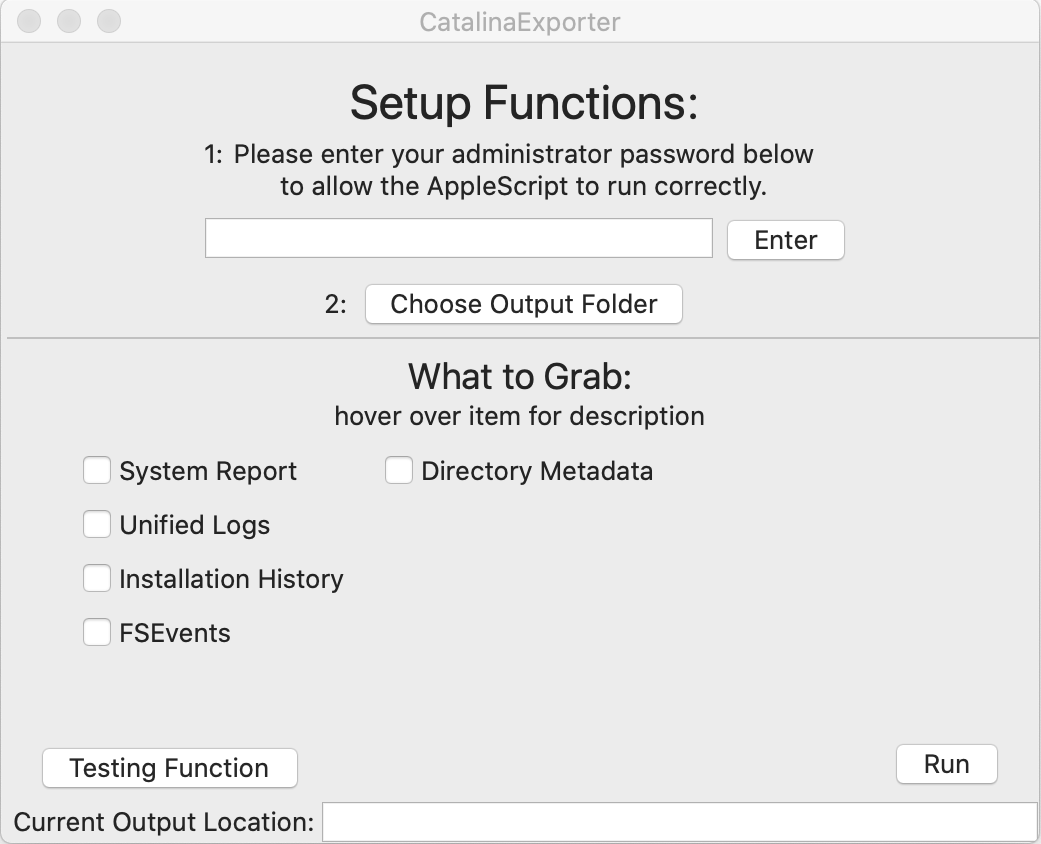GitHub - andrewbluepiano/macOS-CatalinaForensicsTool: The rough ...