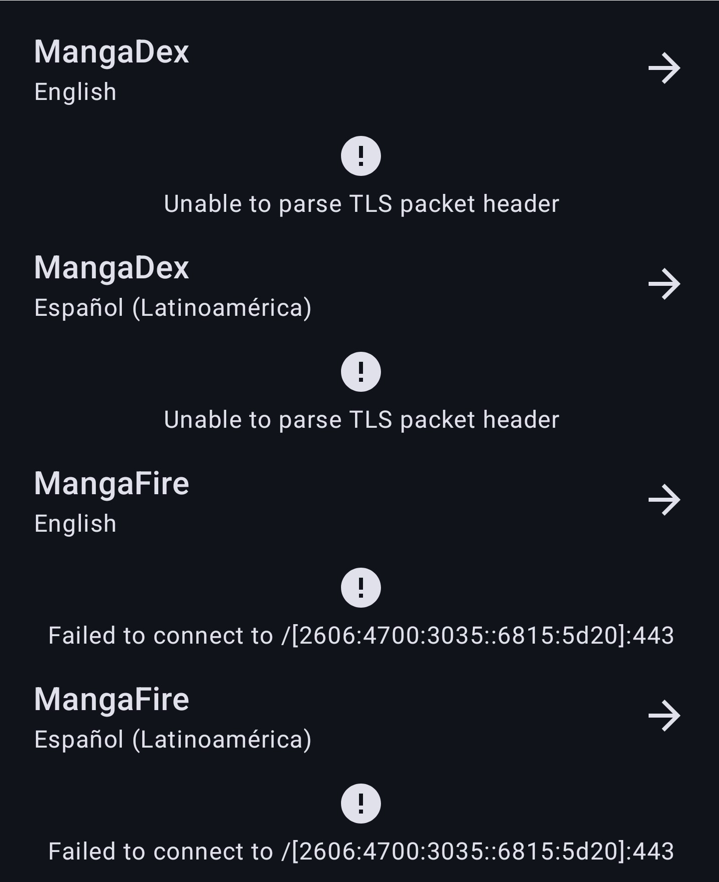 Unable to parse TLS packet header · Issue #1212 · jobobby04/TachiyomiSY · GitHub