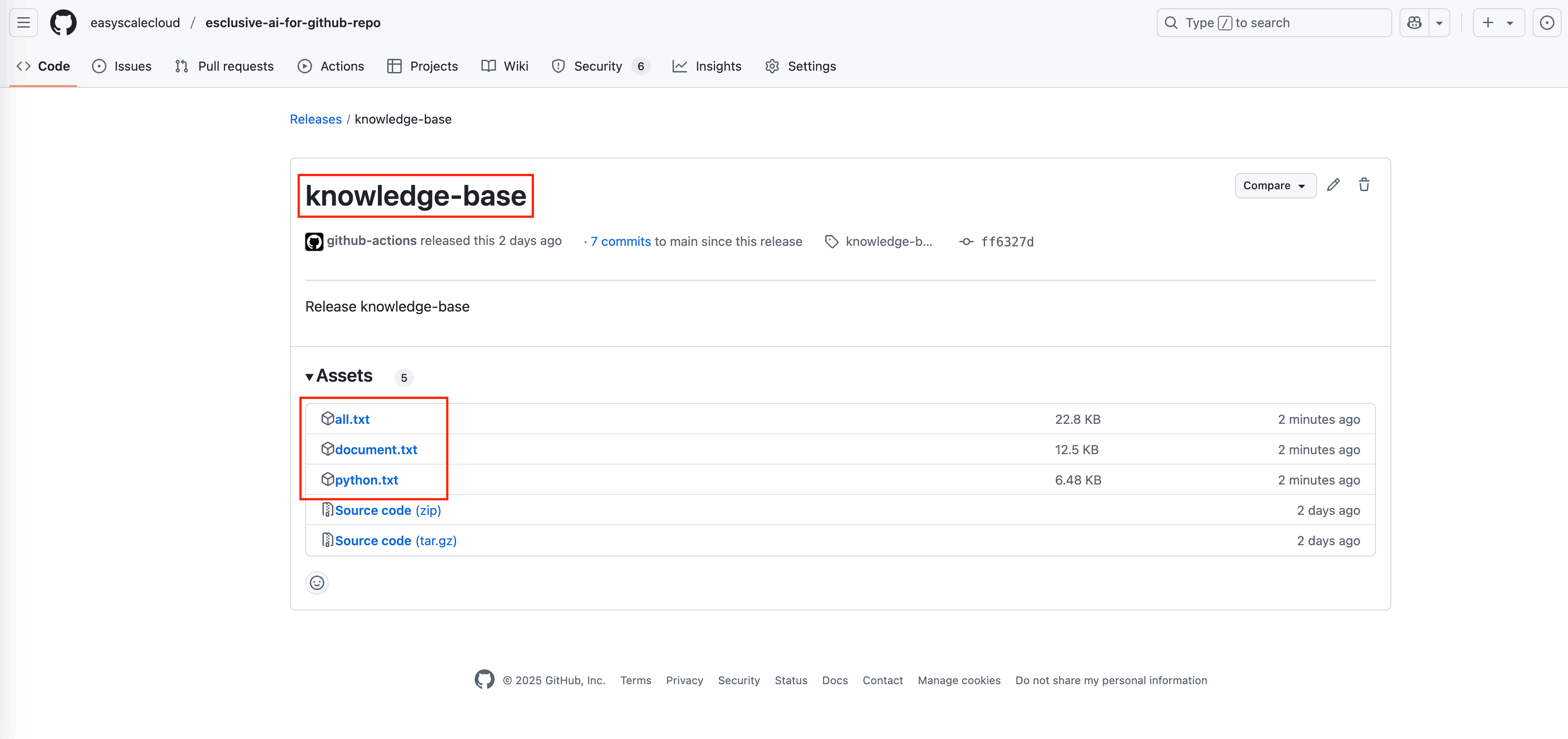 GitHub - easyscalecloud/esclusive-ai-for-github-repo: The simplest way to make AI work with your ...