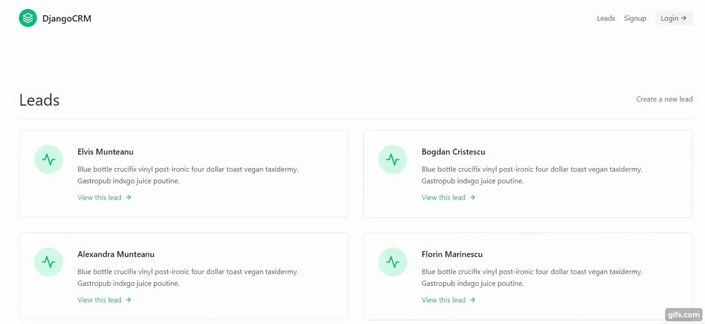 GitHub - entirelymagic/DjangoCRM: Django CRM aplication
