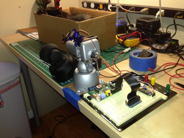 GitHub - tdicola/pi-catlaser: Raspberry pi-based internet controlled cat laser toy.