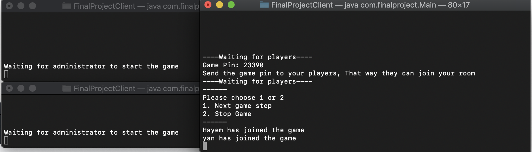 GitHub - YRol3/KahootJavaConsole: Kahoot game in java console