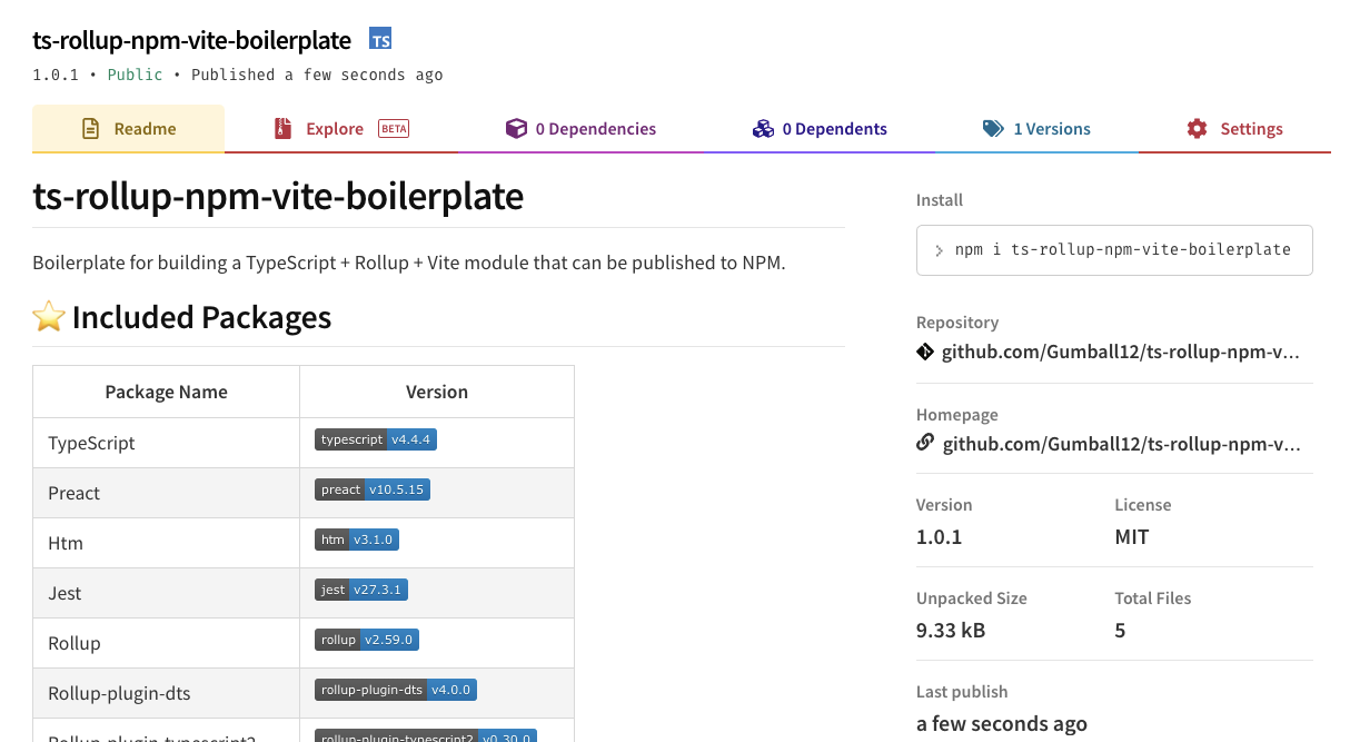 GitHub - Gumball12/ts-rollup-npm-vite-boilerplate: Boilerplate for building a TypeScript ...