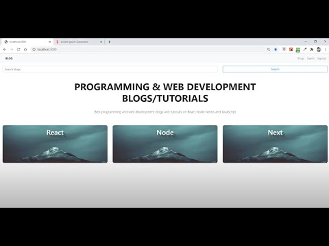 GitHub - aditya28sarin/Full-Stack-Blog-Application: Developed a Full Stack Blogging Application ...
