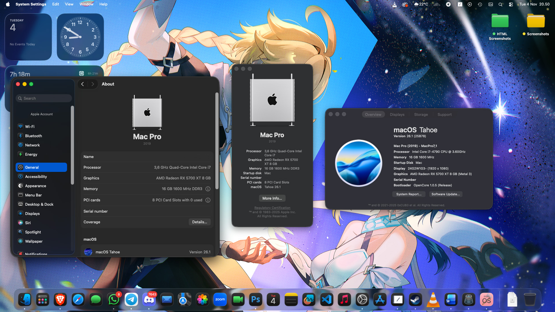 GitHub - PreDexine/Hackintosh-Tahoe-Haswell: OpenCore configuration to boot MacOS Tahoe on Intel ...