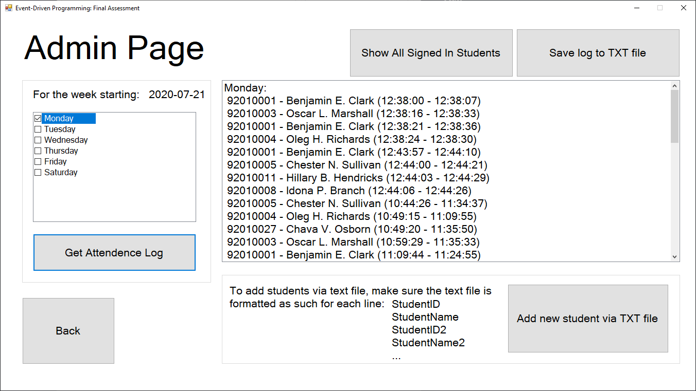 GitHub - ChungLingTsao/AttendanceTracker