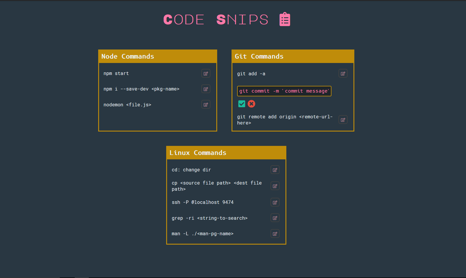 code-snips
