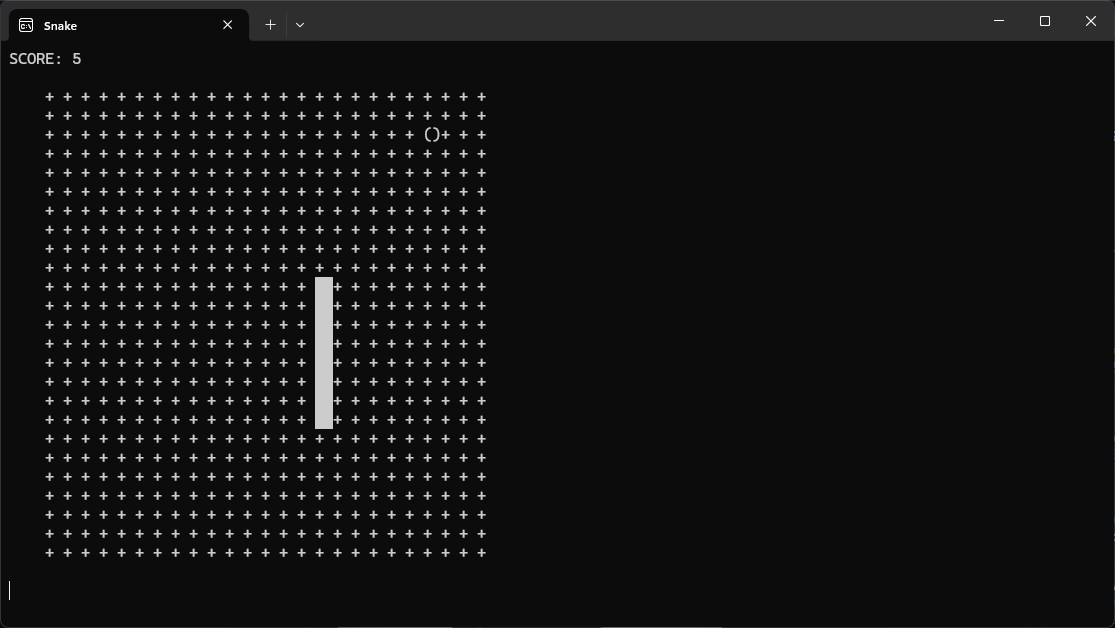 GitHub - suburbanprojects/Console-snake-2: A few changes to the terminal snake game