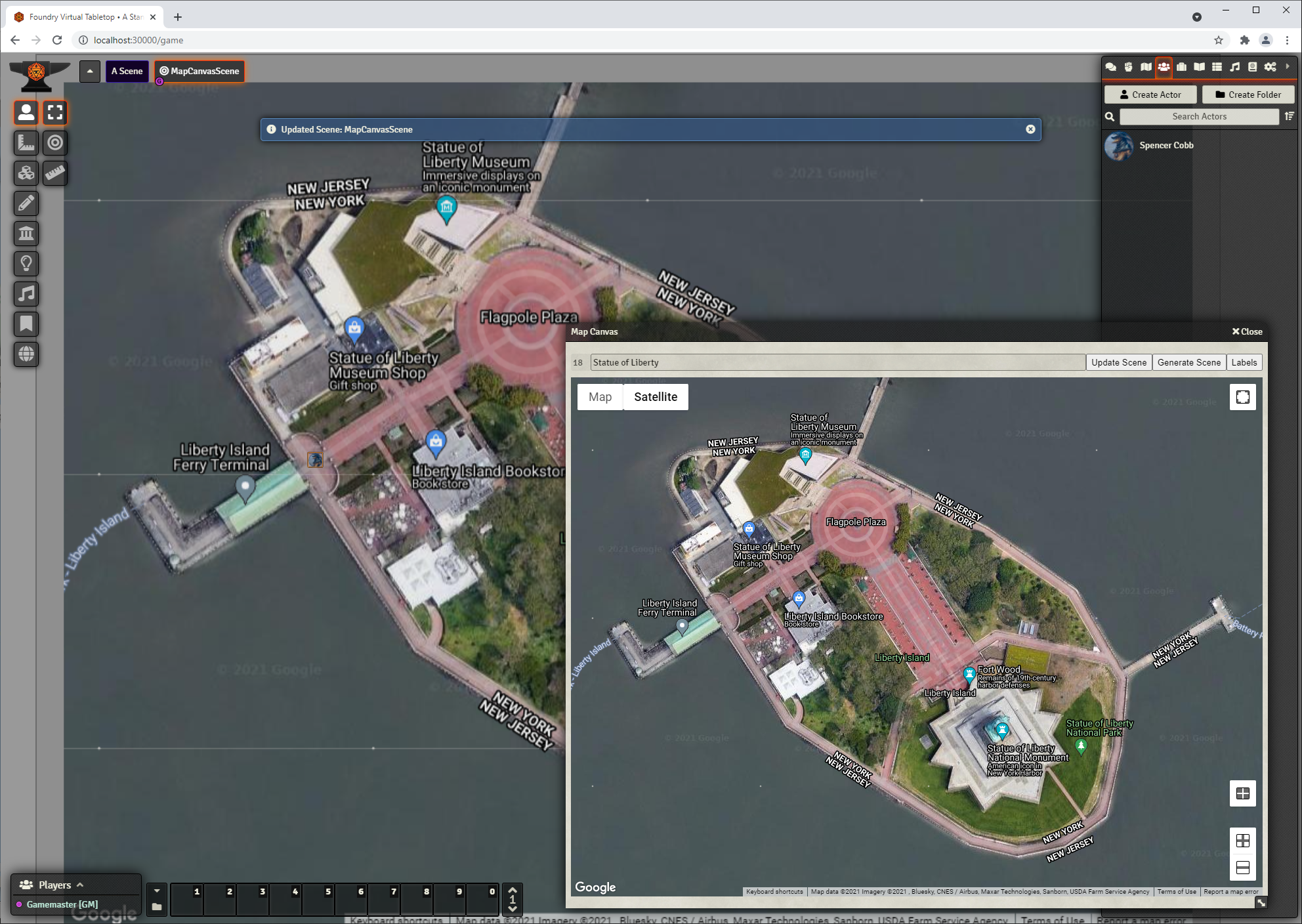GitHub - mspellecacy/map-canvas: A Foundry VTT Module letting you use ...