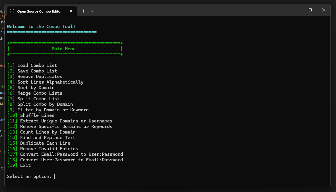 GitHub - Matthew-IE/C-Combo-Editor: The Combo Editing Tool is a powerful and customizable ...