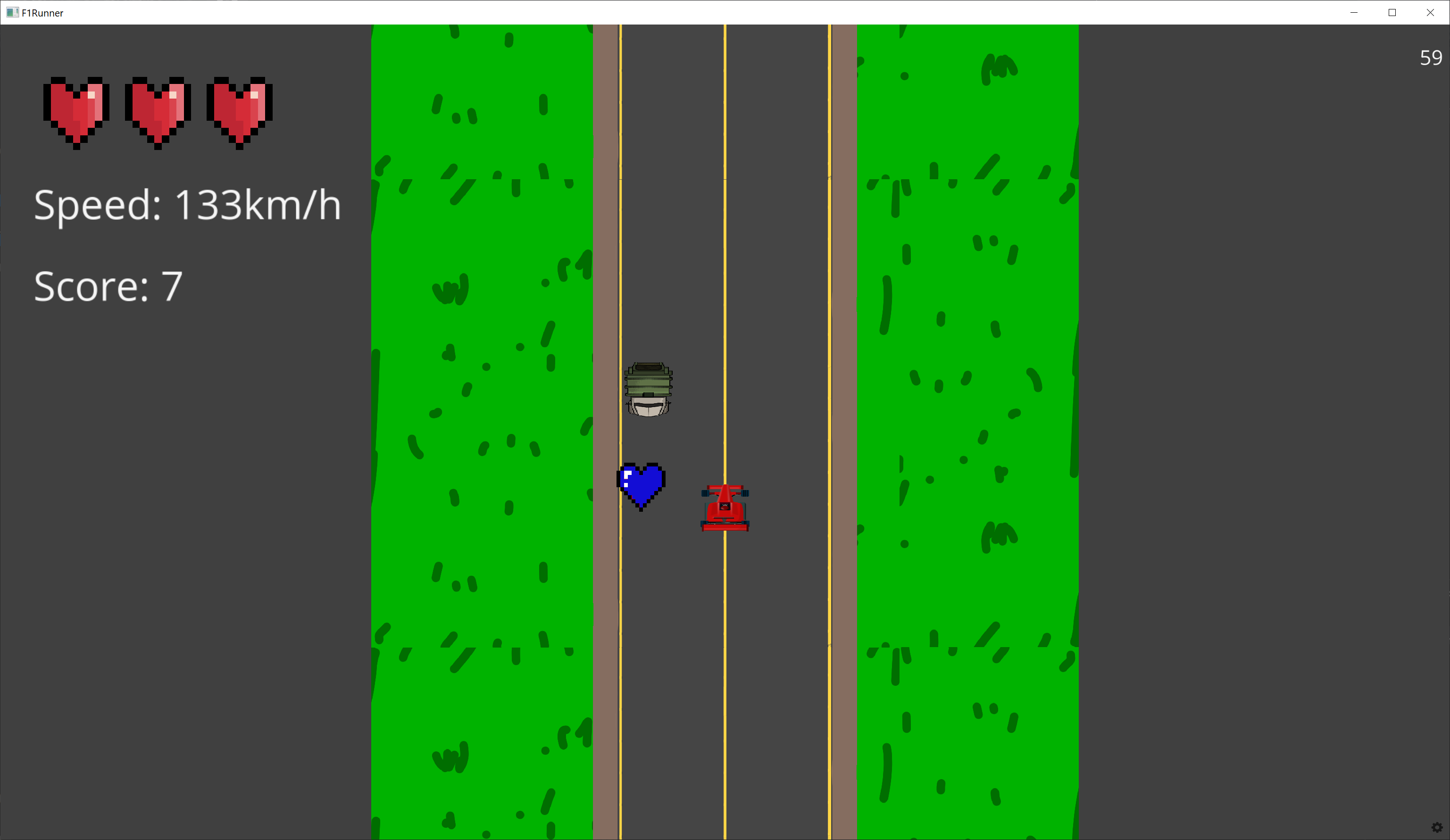 GitHub - MikhailStukan/F1Runner-game: Python, Ursina, 2d