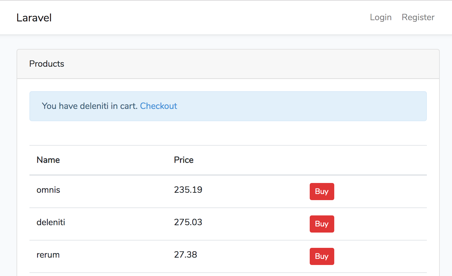 GitHub - LaravelDaily/Demo-Checkout-Register