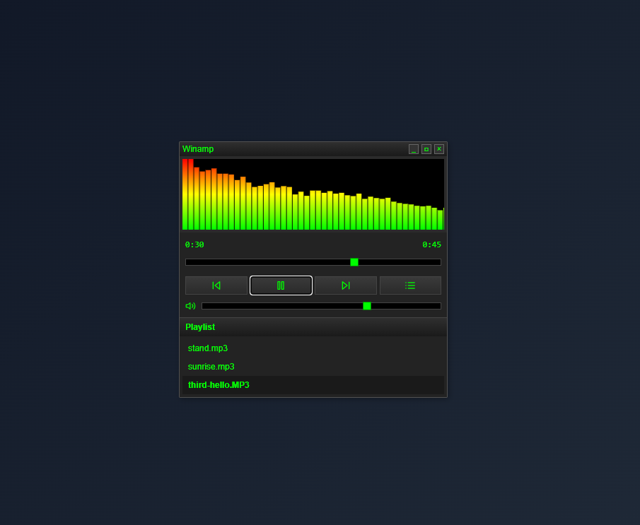 GitHub - ekaone/winamp-classic: A modern web-based recreation of the classic Winamp music player ...