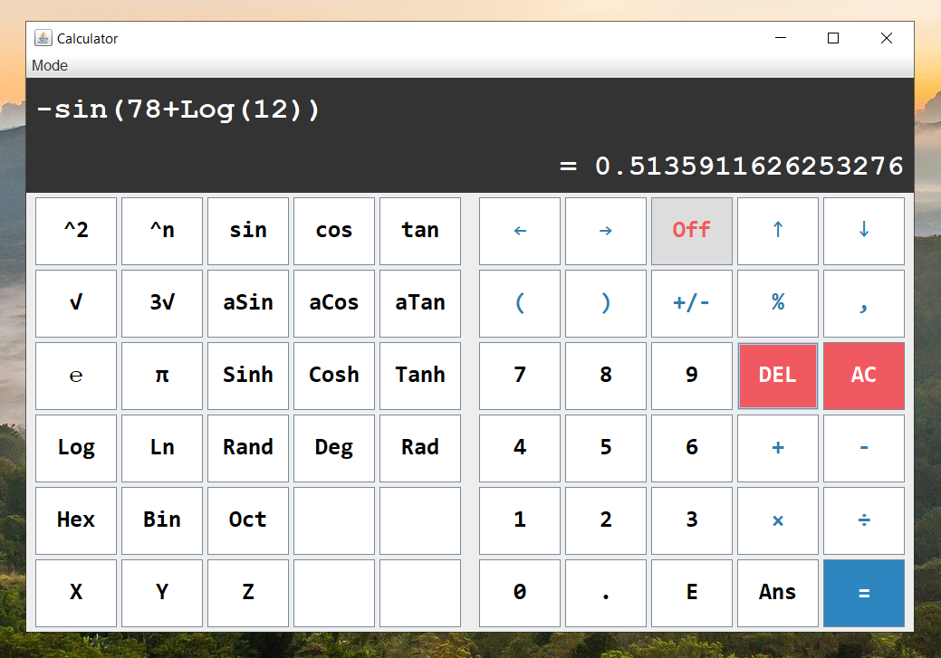 GitHub - HoangTran0410/Calculator-Java: Phần mềm Java mô phỏng máy tính ...
