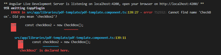error TS2552: Cannot find name 'CheckBox'. Did you mean 'checkBox1'? + questions about checkbox ...