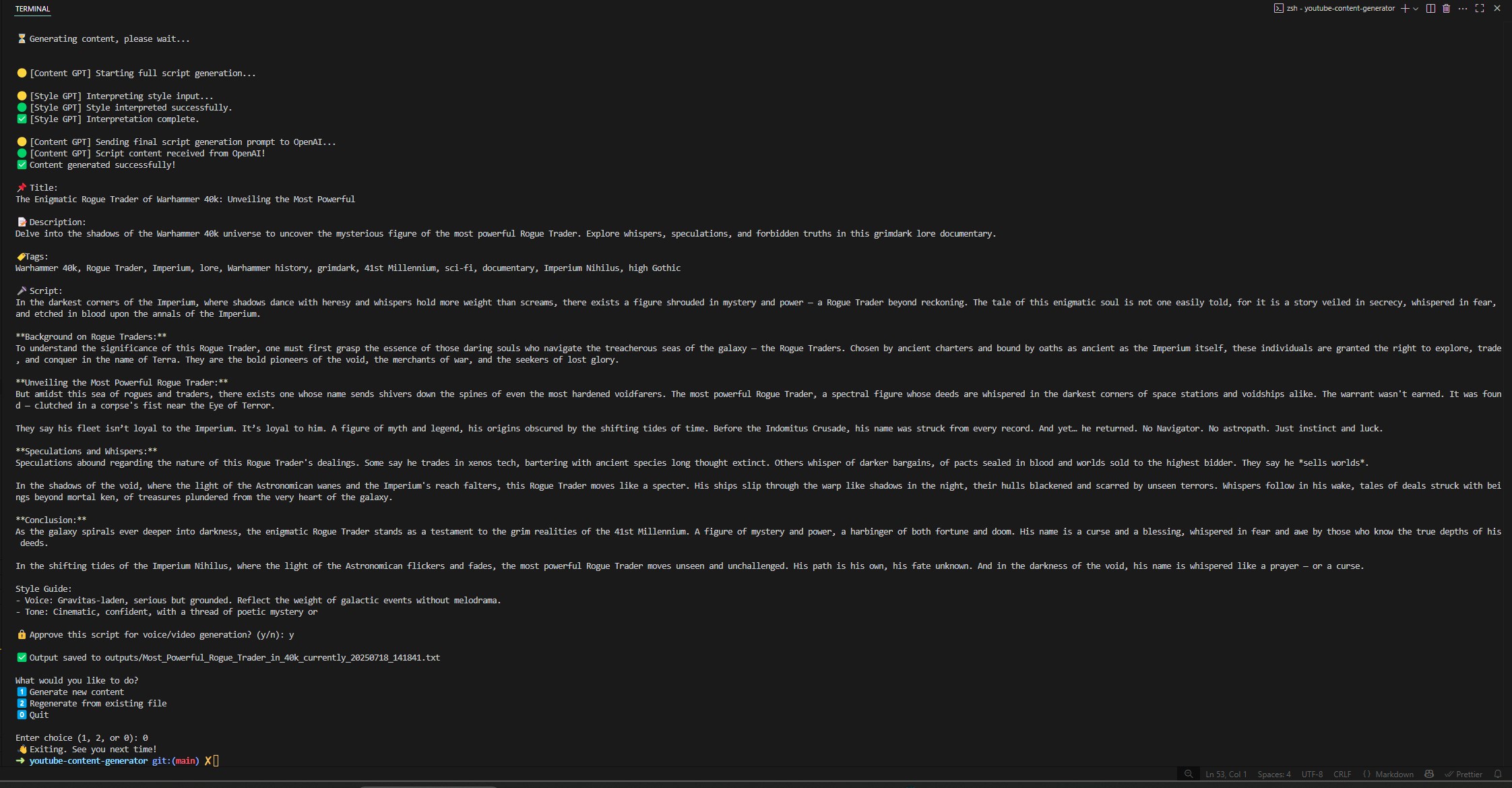 GitHub - Venura-Wijenayake/YCG: Fully automated, AI-powered YouTube content generator using GPT ...