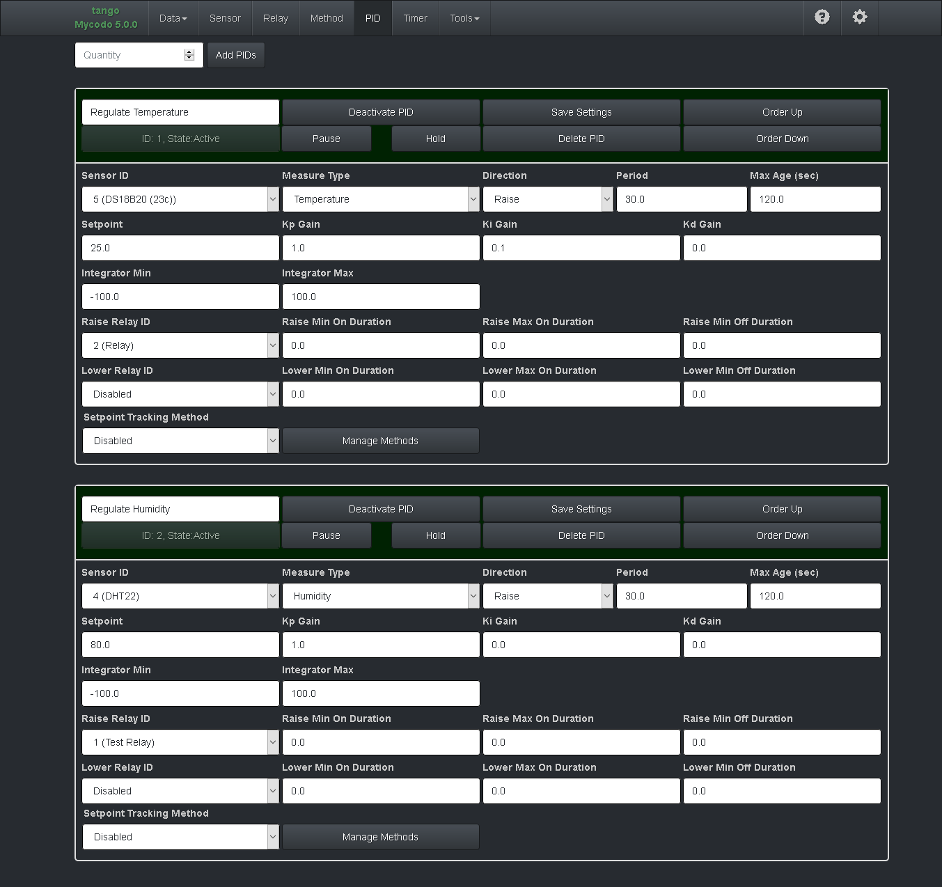 Screenshots · kizniche/Mycodo Wiki · GitHub