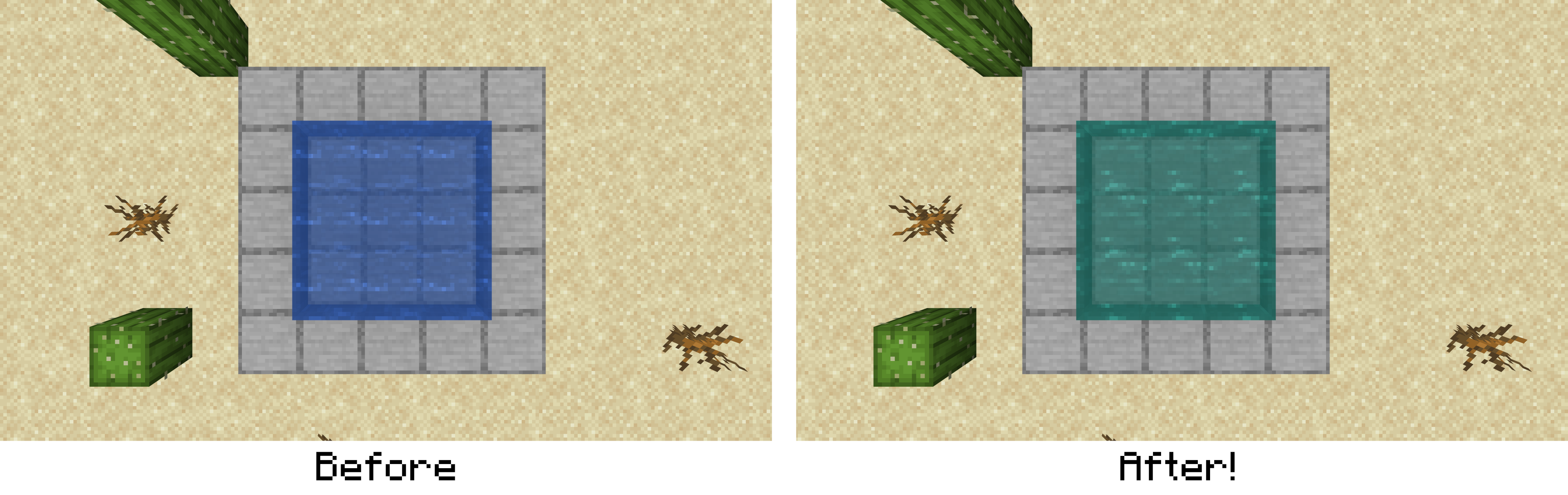 GitHub - 2Retr0/BedrockWaters: Ports over various biome water colors ...