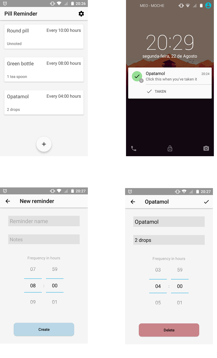 GitHub - curliq/Pill-Reminder: An app that notifies the user when he needs to take his ...